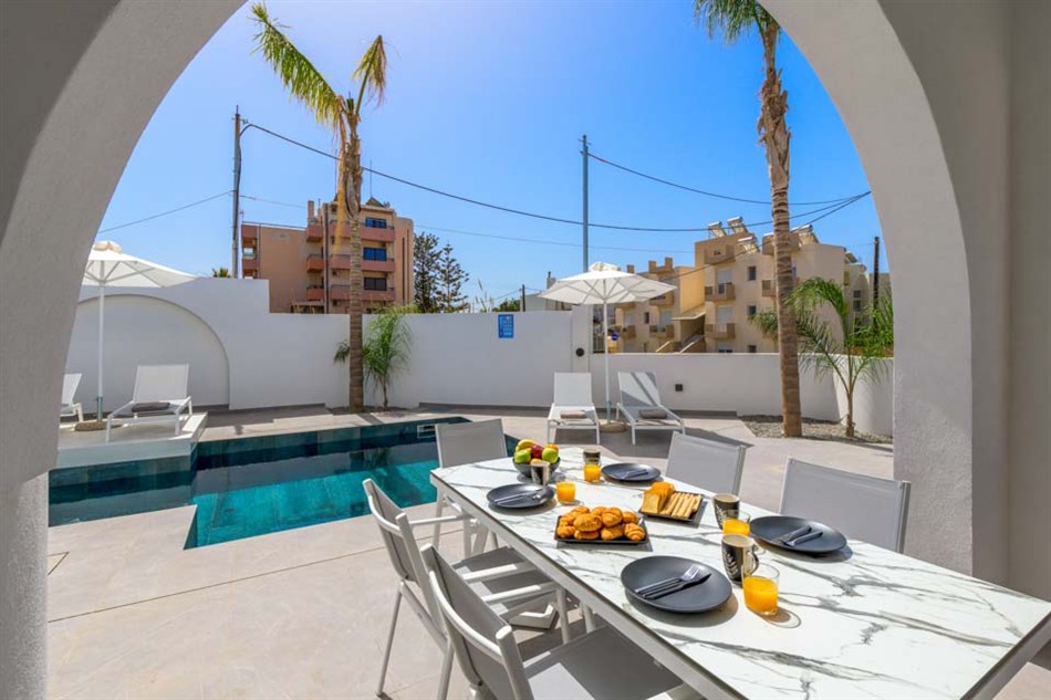 Villa Evelia in Ialyssos with hot tub - villas in Rhodes
